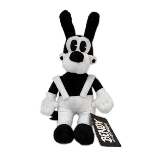 (Boris) Bendy and the Ink Machine Plush Doll Figure Toy Black White ...