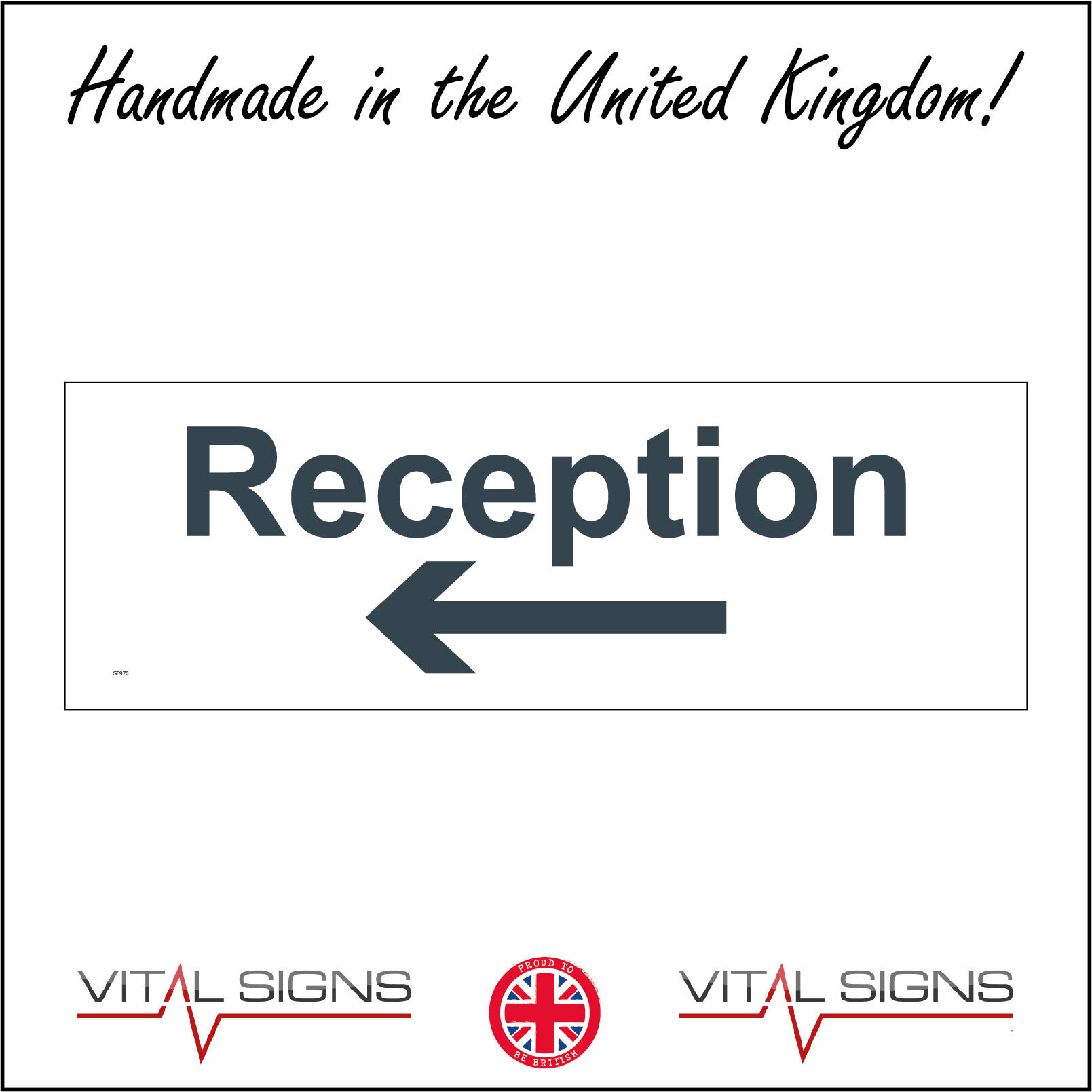 (450 x 150mm - 18 x 6, B - Magnetic - Vehicle Grade) GE970 Reception ...