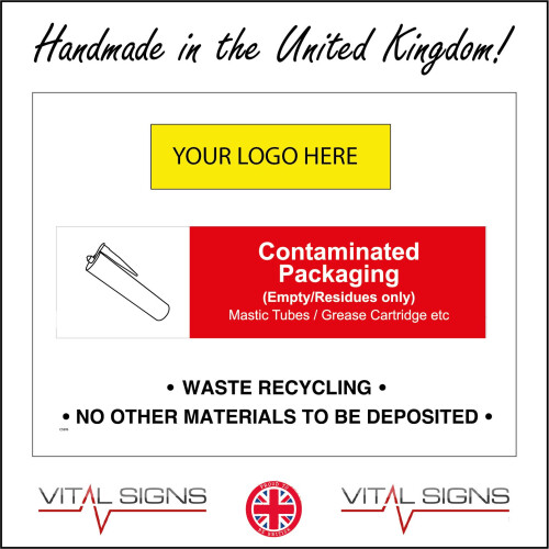 (150 x 100mm - 6 x 4, A - Sticker / Sav - Non-See Through) CS595 Contaminated Packaging Mastic ...