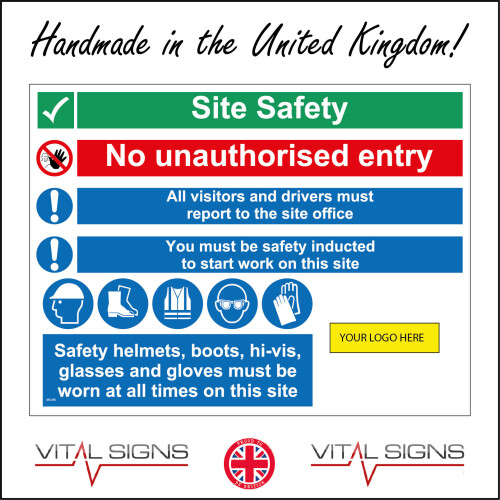 (400 x 300mm - 16 x 12, D - 1mm Pvc Foamex) MU296 Site Safety No Entry ...