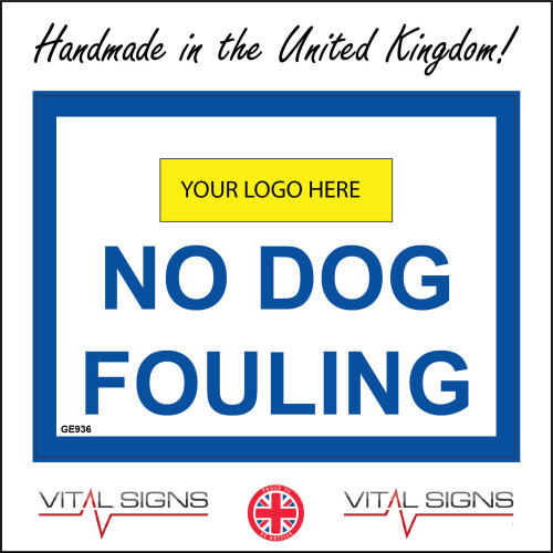 (150 x 100mm - 6 x 4, D - 1mm Pvc Foamex) GE936 No Dog Fouling Pick Up ...