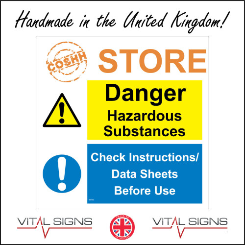 (600 x 600mm - 24 x 24, B - Magnetic - Vehicle Grade) MU302 COSHH Store ...