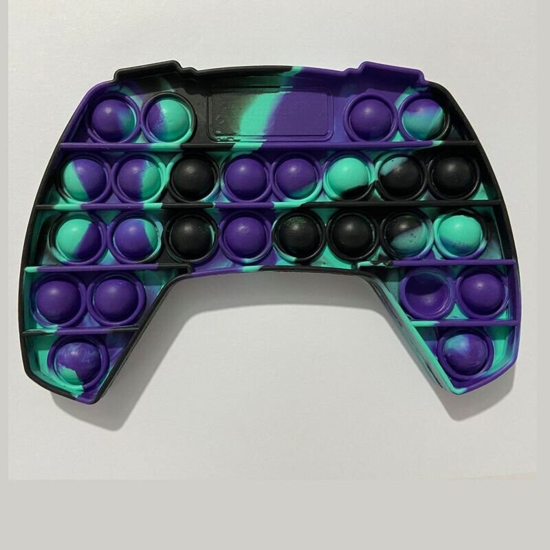 (Grass Green Black Purple) NEW Popit Fidget Figet Toys Push Bubble ...