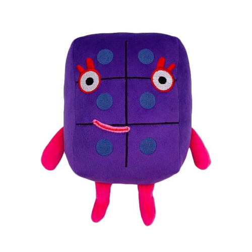 (Six) Numberblocks Plush Doll Educational Stuffed Number Blocks Toys ...