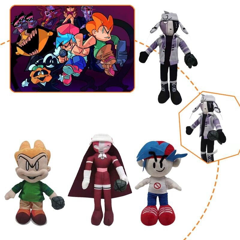 Friday Night Funkin Plush Toy Cute Spooky Month Skid Pump Stuffed Dolls ...