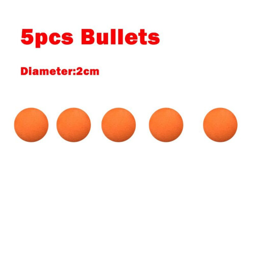 (5pcs Orange Bullets) PVZ Plants vs Zombies Peashooter PVC Action ...