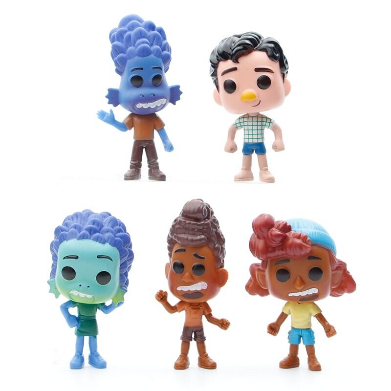 5 Pcs Luca Figure Set,PVC Luca figurines Sea Monster Alberto Giulia ...