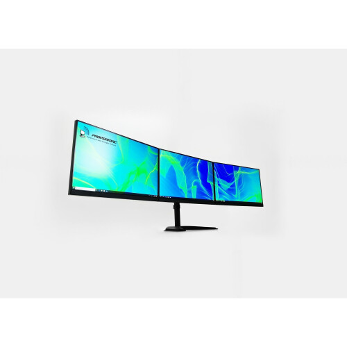 TRIPLE SCREEN MONITORS BUNDLE 72" 3 x 27" THIN FRAMELESS IPS HDMI DP on ...