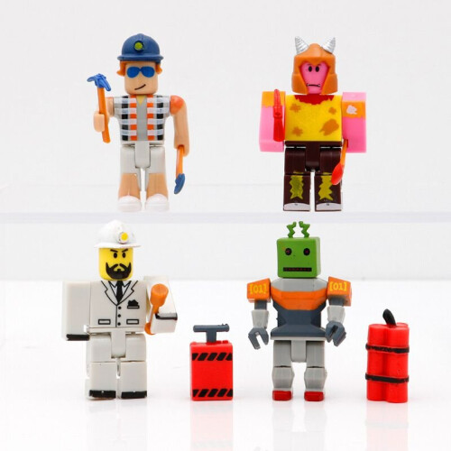 Roblox Game Character Accessory 4 PCS Roblox Action Figure Cake Topper ...