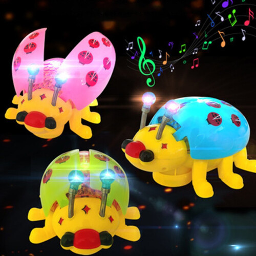 Electric Cartoon Ladybug Music Toys Funny Interactive Ladybug Toys For ...