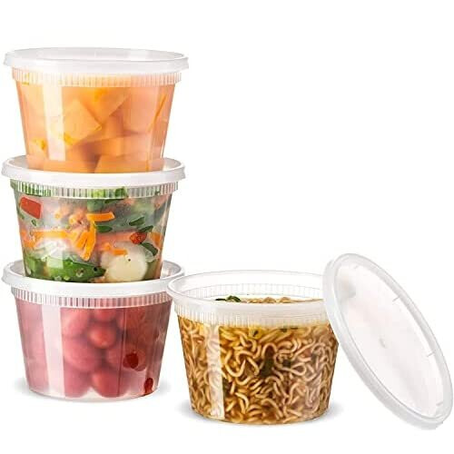 Caterserve Food Storage Container Set 24 Combo Set Food Containers with ...