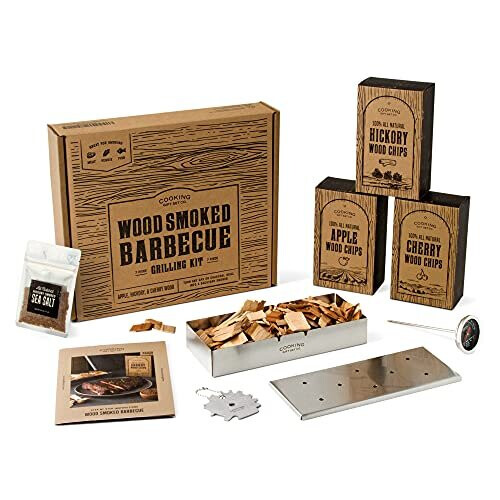 Cooking Gift Set Co | Wood Smoked Grill Kit - 8 Piece BBQ Set | Top ...