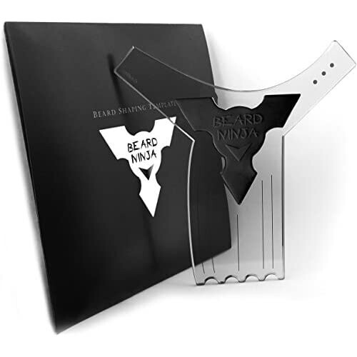 The BEARD NINJA - Beard Shaping Tool Template. Clear Shaper Guide for ...