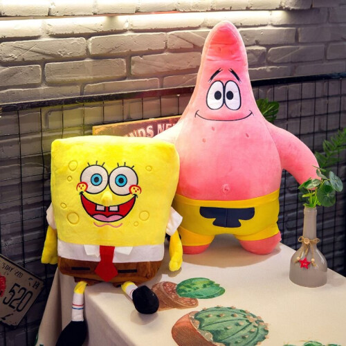 Spongebob Squarepants Doll Big Star Pillow Plush Toy 35cm