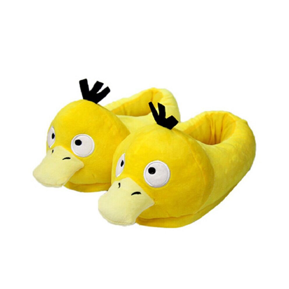(Psyduck) Anime Pokemon Snorlax Mudkip Psyduck Plush Slipper Cartoon ...
