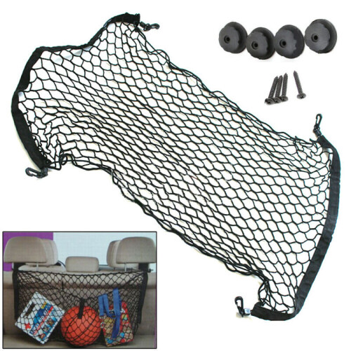 110x38cm Universal Car Trunk Storage Cargo Nylon Elastic Mesh Tidy Net ...