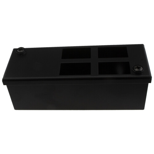 kenable GOP/POD Metal Box with Vertical Cut Outs for 4 x 6C Outlets and ...
