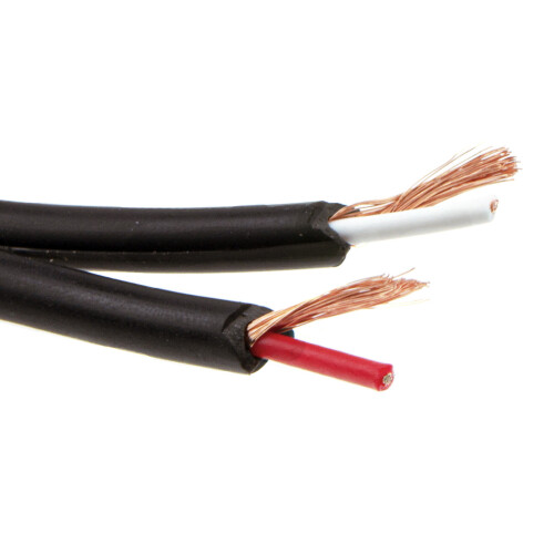 kenable Twin OFC Individually Lap Screened/Shielded Audio Speaker Cable ...