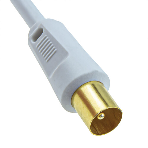 kenable Coaxial F Type Connector Male to RF TV Aerial Male Plug Cable ...