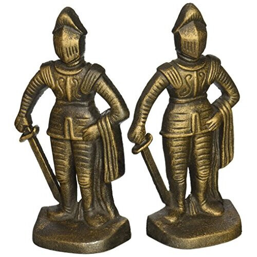 Design Toscano SP14917 Medieval Knight Iron Bookends Bronze on OnBuy