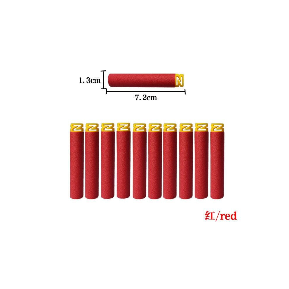 (Red) 100pcs Bullet Darts For NERF N-Strike Round Head Blasters Kids ...