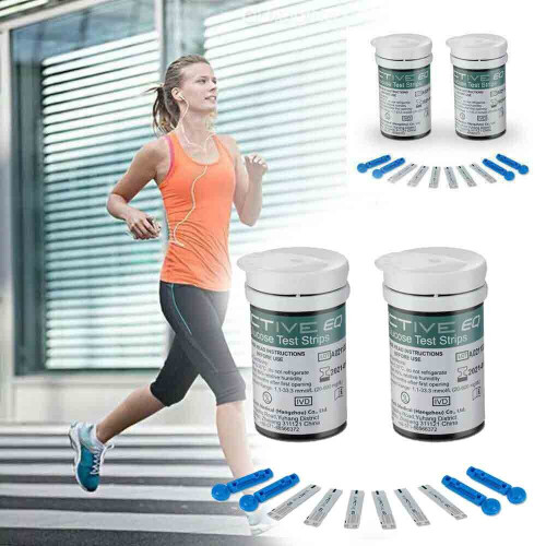 50x Exactive EQ Blood Glucose Test Strips Codefree + 50x Daily Use on OnBuy