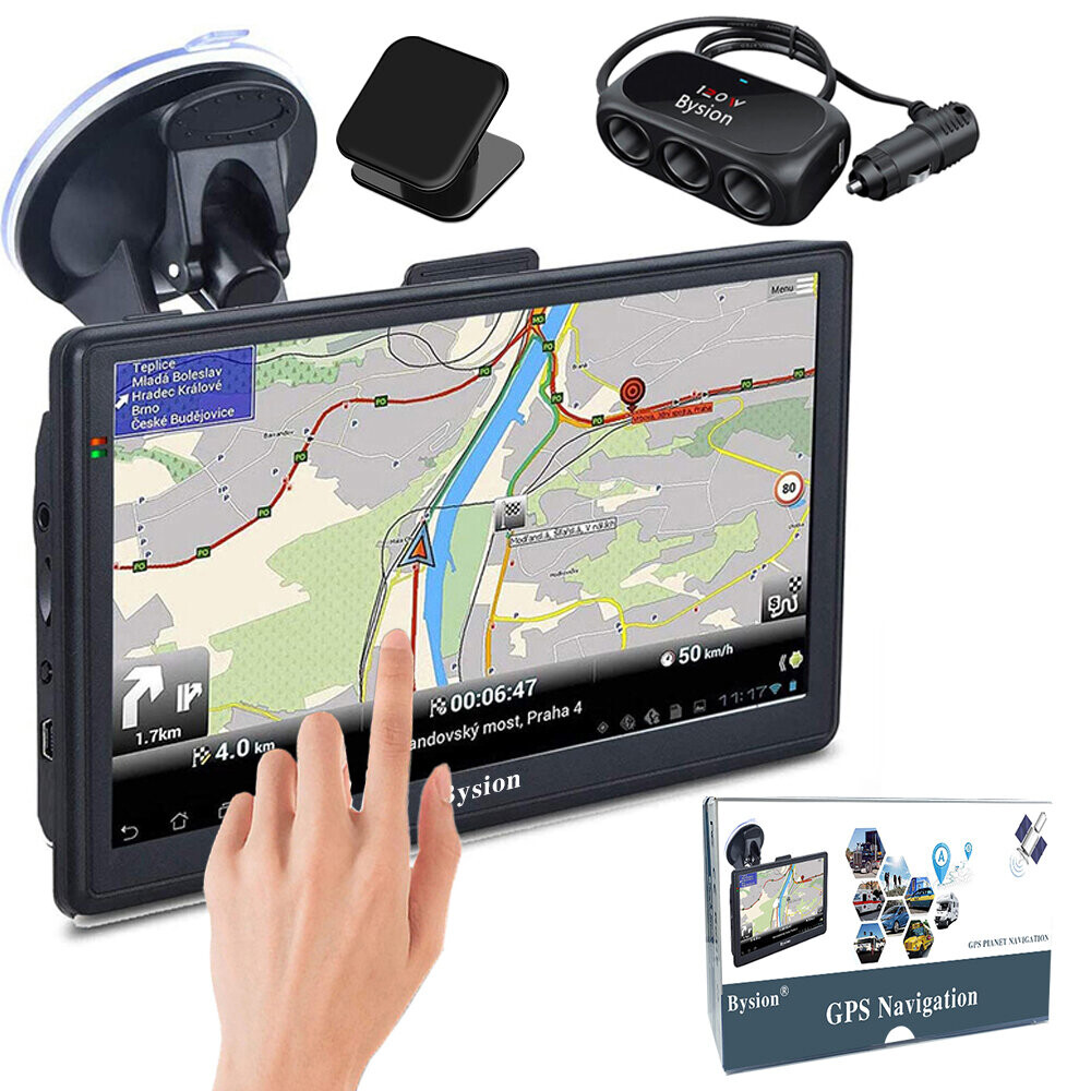 Bysion 7 inch Sat Nav, UK Maps (FREE Lifetime Updates), Sat Navs for ...