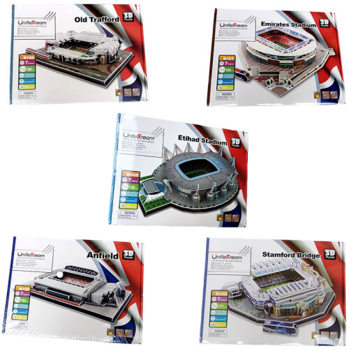 Premier League football stadium DIY model assembly simulation stadium ...