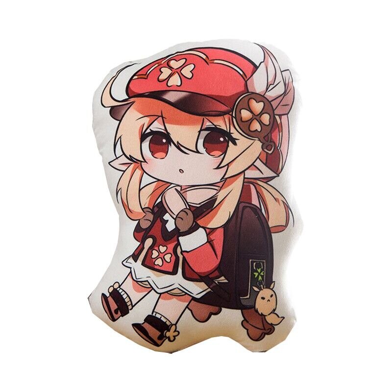 (Klee) Genshin Impact Plush Toy Pillow Stuffed Zhongli Hutao Venti Xiao ...