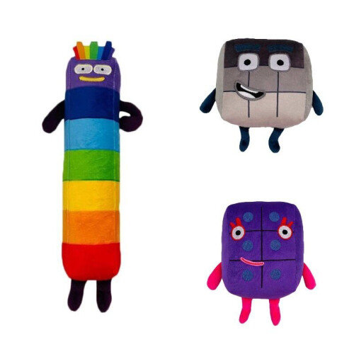 Multiple combinations Numberblocks Plush Doll Educational Number Blocks ...