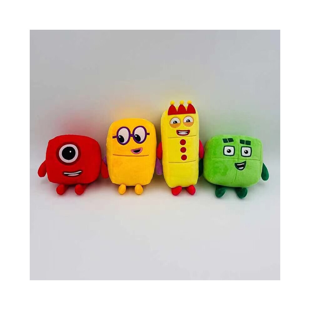 (4pcs) Multiple combinations Numberblocks Plush Doll Educational Number ...