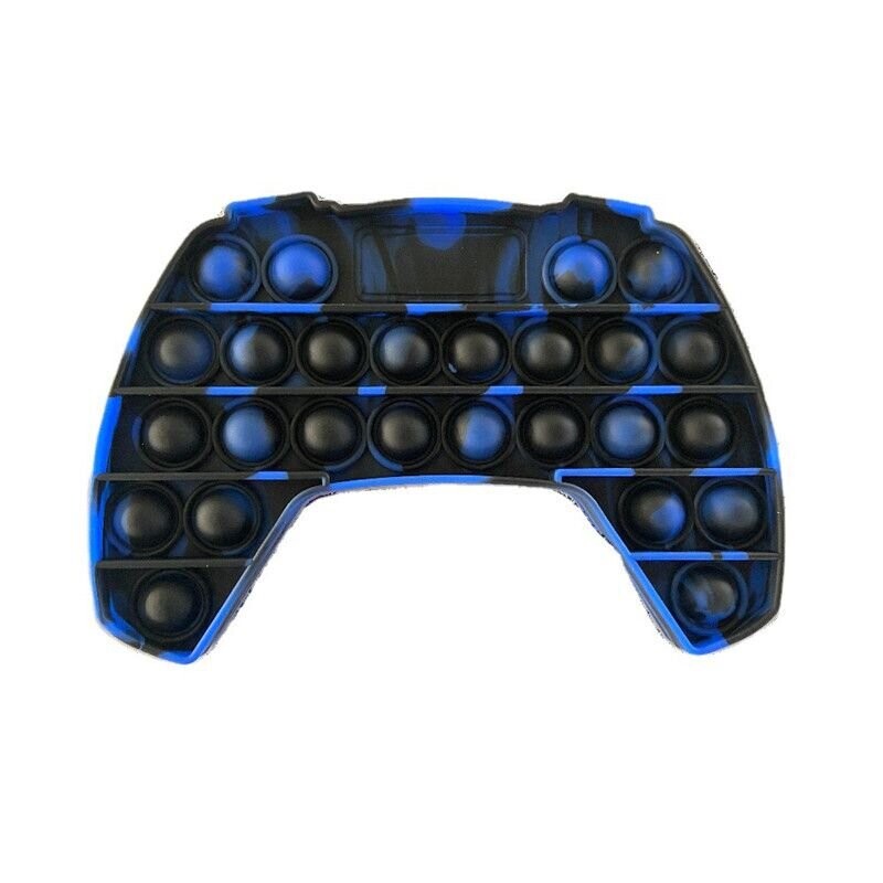 (Royal Blue Black) NEW Popit Fidget Figet Toys Push Bubble Sensory ...