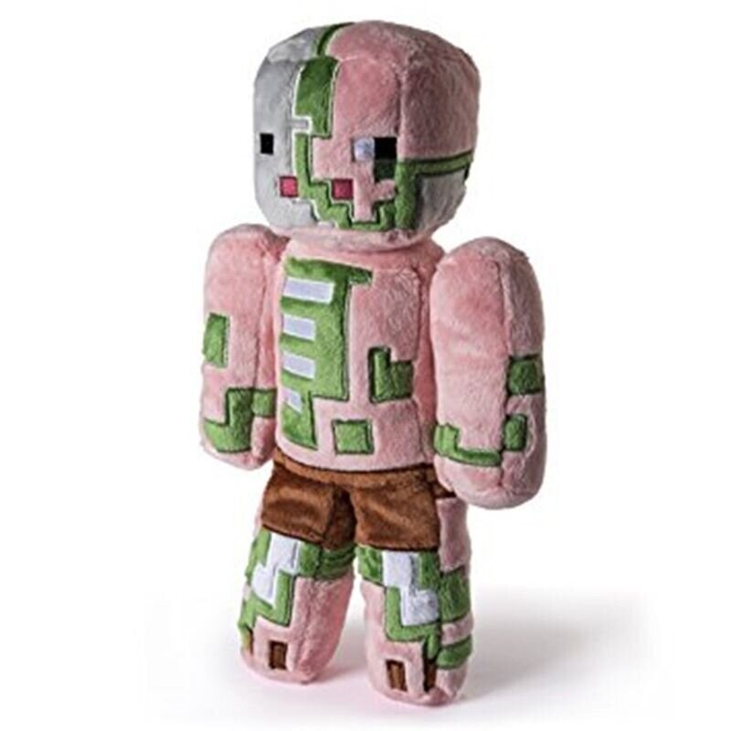 (Pink Doll-23cm) Minecraft Plush Toys Minecraft Creeper Enderman Wolf Stuffed Toys Pixel Doll on ...