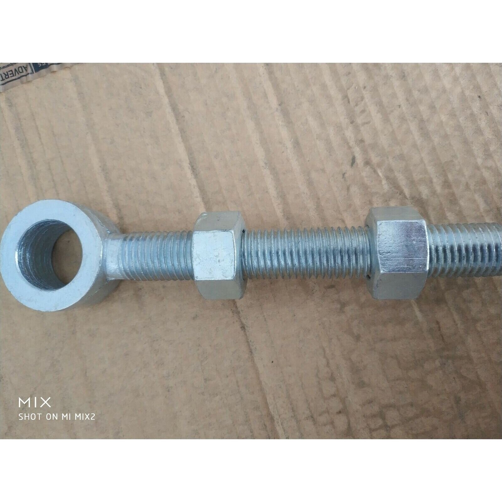 Galvanised 25mm Hole Adjustable Gate Hinge Gate Eye 150mm long on OnBuy