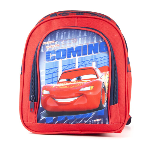 Disney Pixar Cars Backpack Lightning McQueen Kids Red School Bag One ...