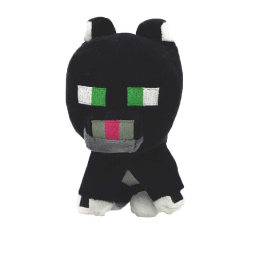 (Black Cat-18cm) Minecraft Plush Toys Minecraft Creeper Enderman Wolf ...