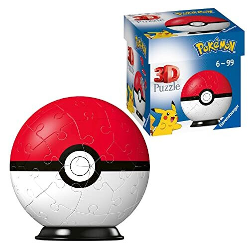 Ravensburger Pokemon Pokeball - 3D Jigsaw Puzzle Ball for Kids Age 6 ...