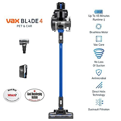 Vax Blade 4 Pet & Car Cordless Vacuum Cleaner with Motorised Pet Tool ...