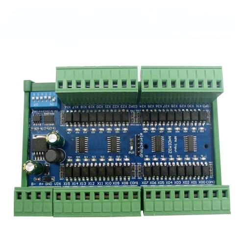 32ch PNP NPN Isolated Digital Input RS485 Modbus Rtu Controller DC 12V 24V PLC Switch Quantity ...