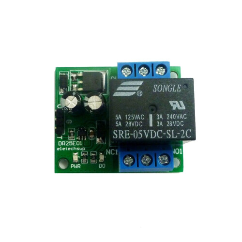 DC 5V 9V 12V 24V 3-5A Flip-Flop Latch DPDT Relay Module Bistable Self ...