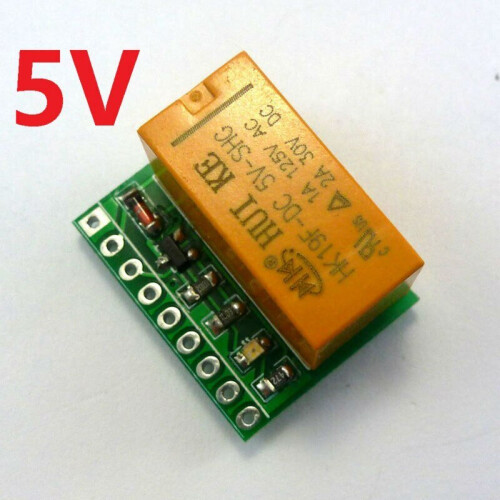 DR21B01 DC 5V DPDT Signal Relay Module Dual Channel selector switch ...