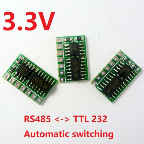 R411B01_3V3*3 3.3V Auto RS485 to LvTTL RS232 Transceiver Converter ...