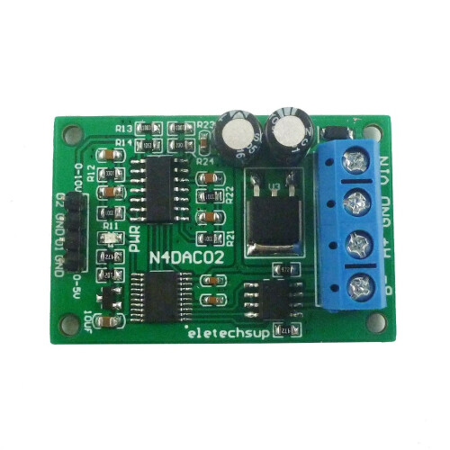 DC 12V 2CH DAC Module 0-5V 0-10V PWM to Voltage Analog Converter RS485 ...