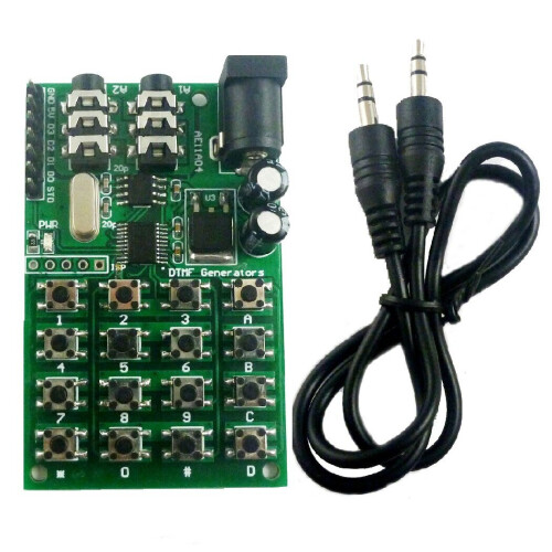 DTMF Generator Voice Encoder Dual Tones Transmitter Board Keyboard ...
