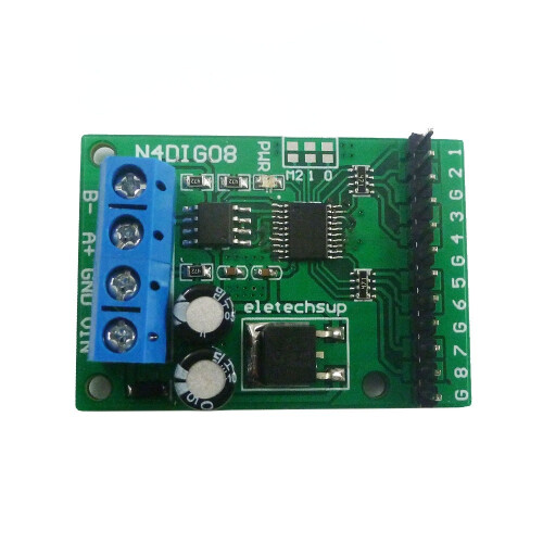 3 in 1 8ch Input/Output Digital Switch TTL LvTTL CMOS RS485 IO Control Module Modbus Rtu Board ...