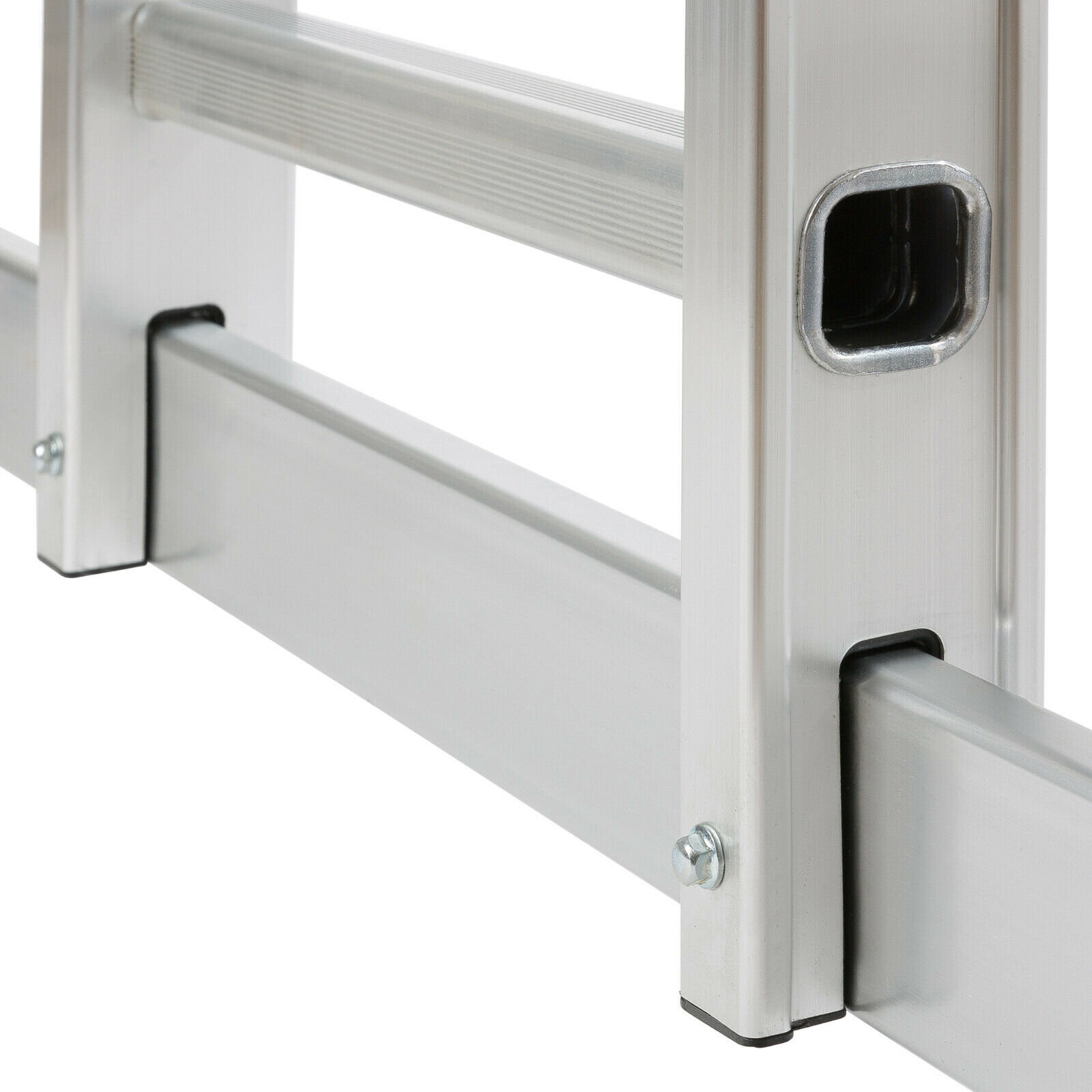 Heavy Duty Aluminum Telescopic Ladder Extendable Scaffold Platform on OnBuy