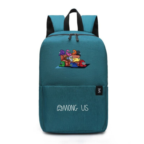 (Blue Sky) Among Us Visor Backpack Kids Rucksack Crewmate Back To ...