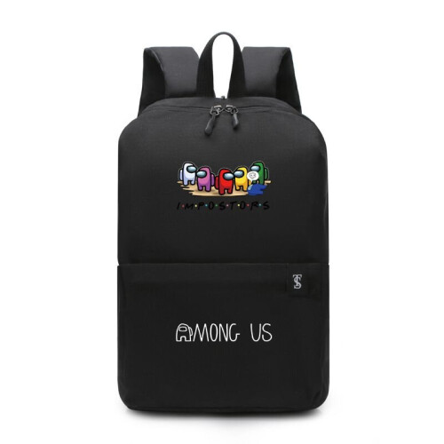 (Black) Among Us Visor Backpack Kids Rucksack Crewmate Back To School ...