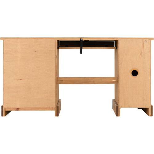 Corona Computer Desk Distressed Waxed Pine on OnBuy