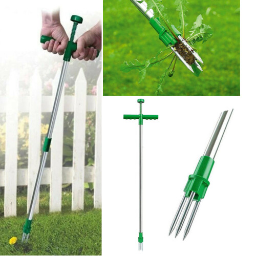 Weed Puller Weeder Twister Twist Pull Garden Lawn Root Remover Tool on ...